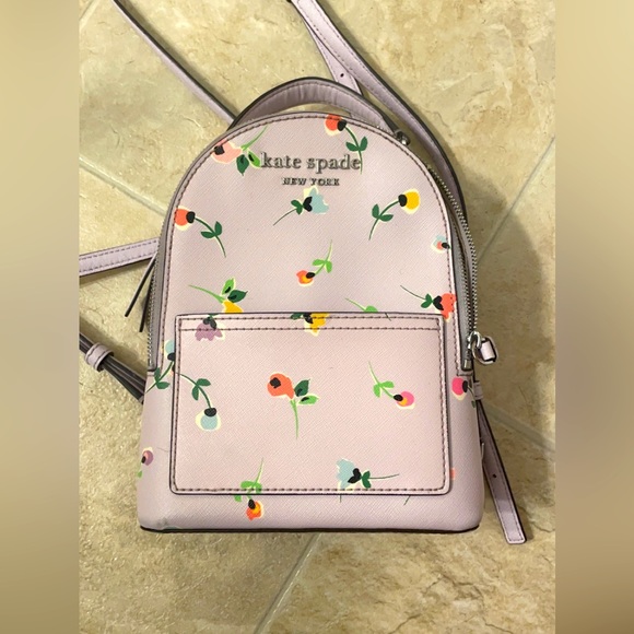 kate spade | Bags | Kate Spade Lilac Floral Mini Backpack | Poshmark